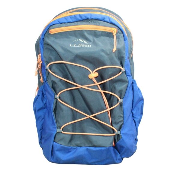 L.L. Bean | Bags | Ll Bean Big Kids Navy Indigo Nylon Comfort Carry Laptop Pack 3l School ...